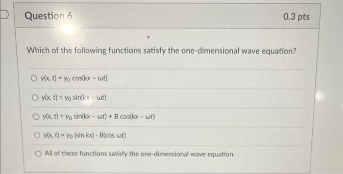 Solved Which of the following functions satisfy the | Chegg.com