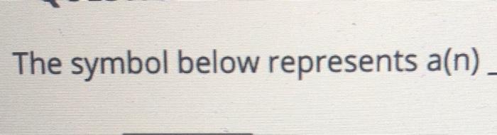 Solved The symbol below represents a(n) | Chegg.com