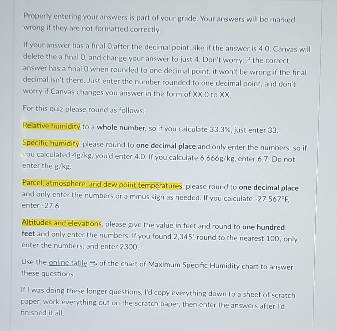 Solved Properly entering your answers is part of your grade. | Chegg.com