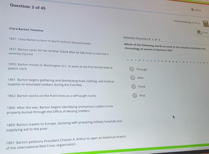 Clara Barton And Her Brother David