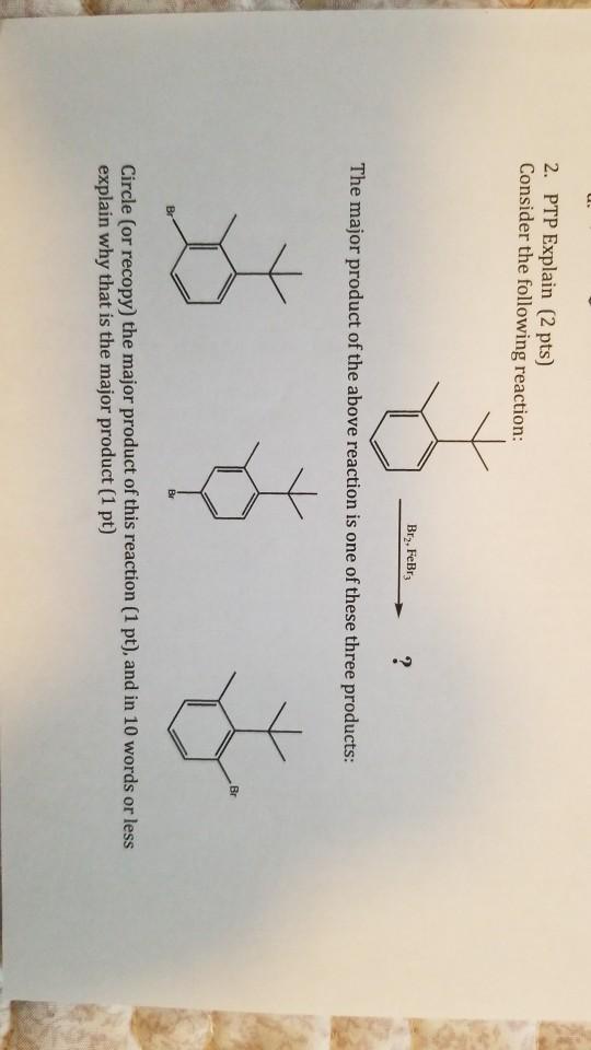 Solved 2. PTP Explain (2 pts) Consider the following | Chegg.com