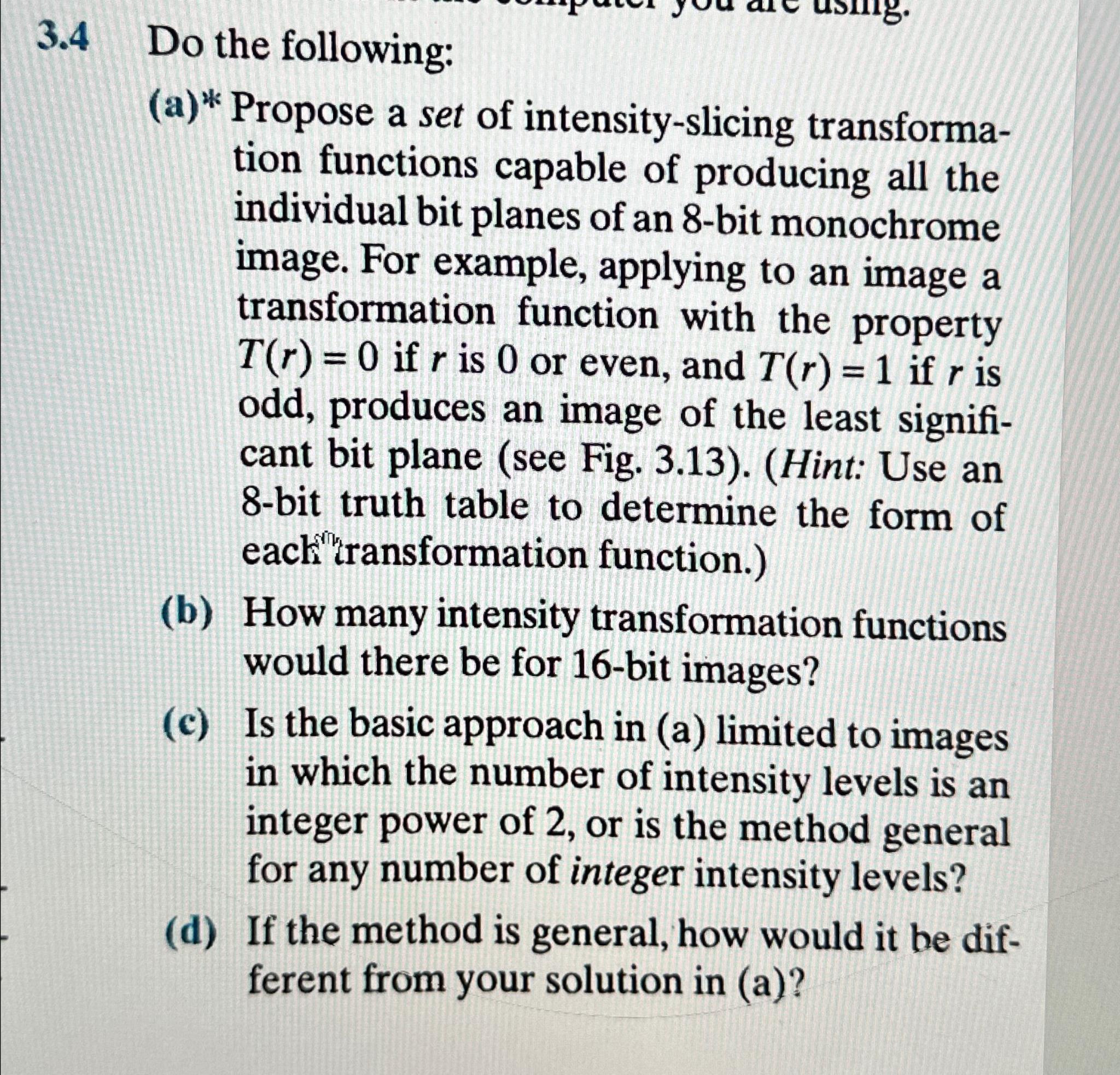 Solved 3.4 ﻿Do the following:(a)* ﻿Propose a set of | Chegg.com
