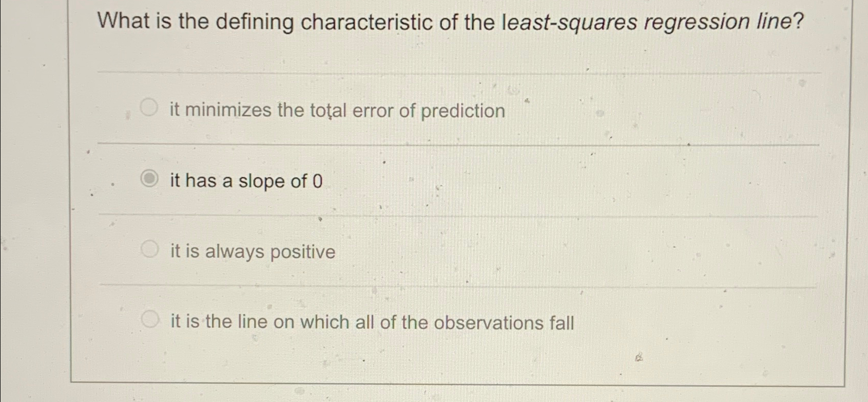 Solved What is the defining characteristic of the | Chegg.com