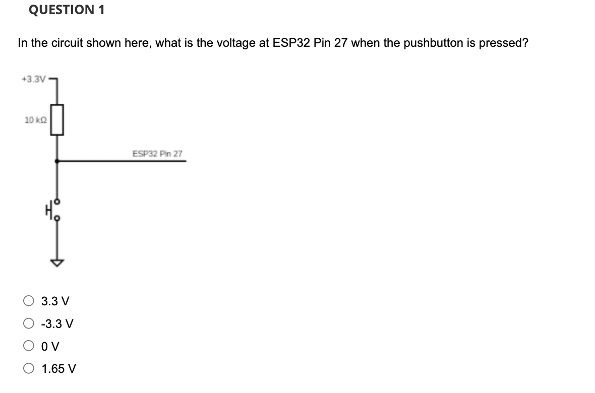 Solved QUESTION 1In the circuit shown here, what is the | Chegg.com