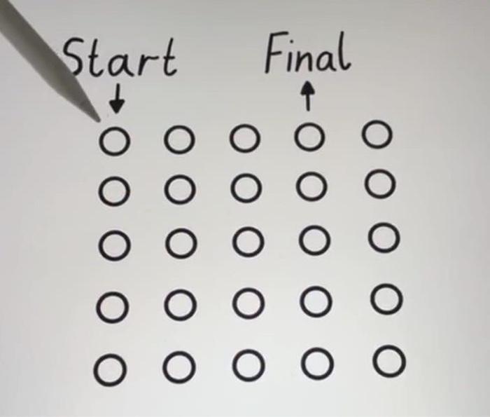 solve this puzzle as draw straight line connect | Chegg.com