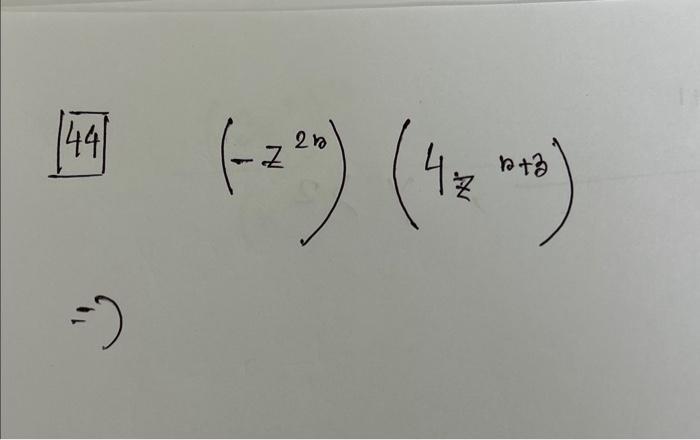 Solved \\( \\begin{array}{l}144 \\quad\\left(-z^{2 | Chegg.com