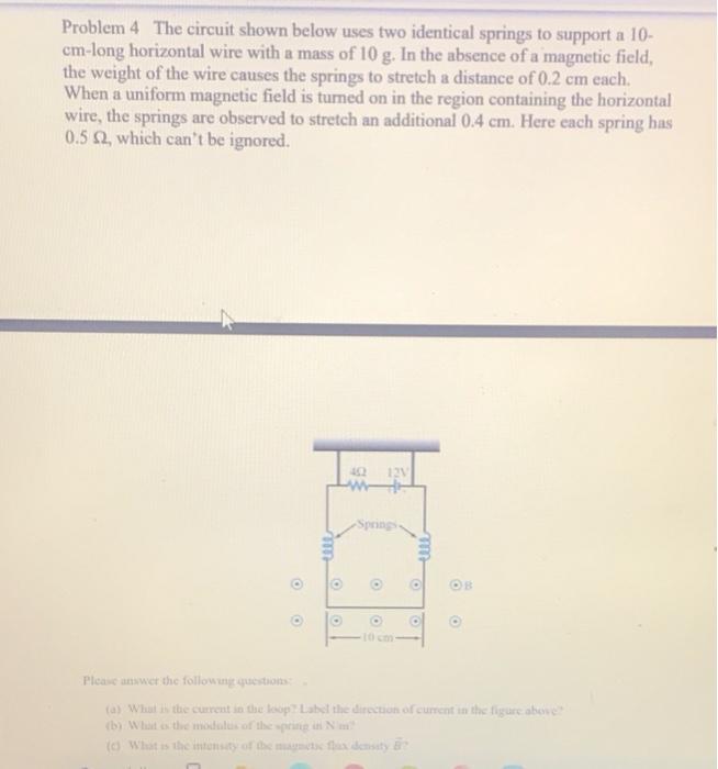 Solved Problem 4 The circuit shown below uses two identical | Chegg.com