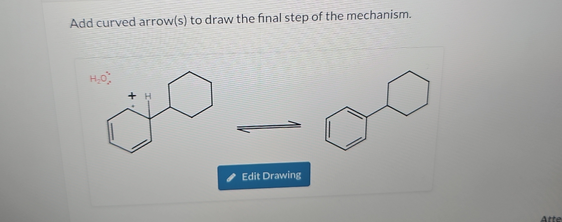 Solved Add curved arrow(s) ﻿to draw the final step of the | Chegg.com