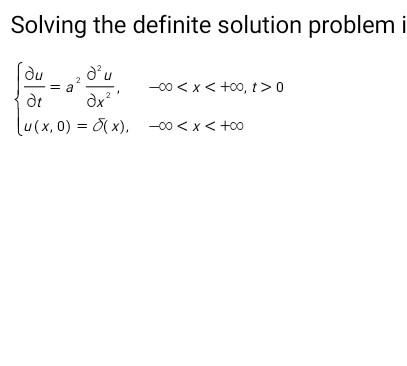 Solved Solving the definite solution problem i | Chegg.com