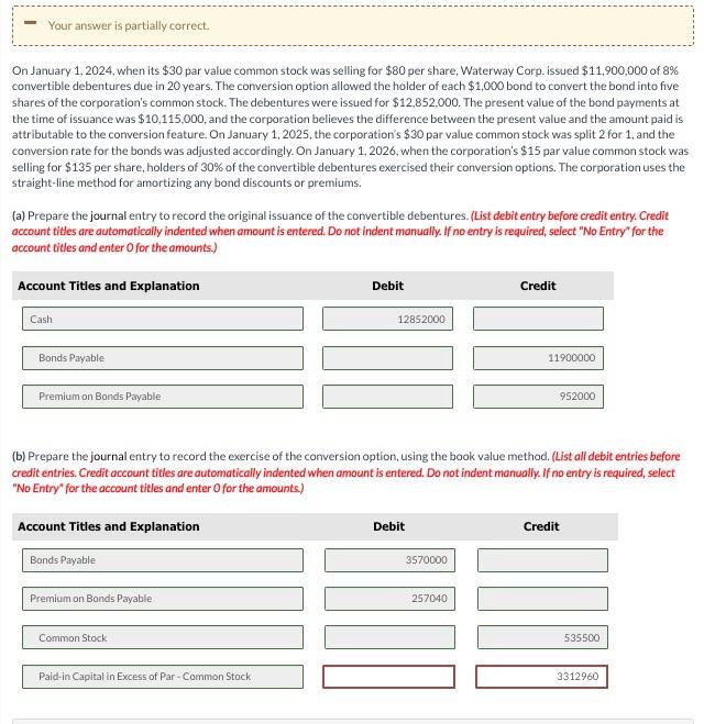 Solved On January 1,2024 , when its $30 par value common | Chegg.com