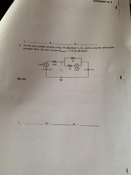 Solved Part 4 (a) Construct the network of Fig. 8.6. Insert | Chegg.com