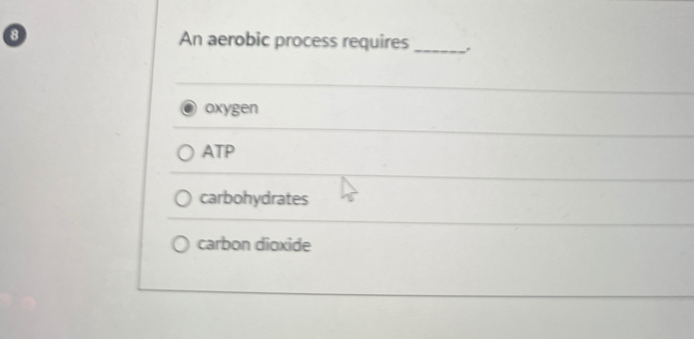 Solved An aerobic process | Chegg.com
