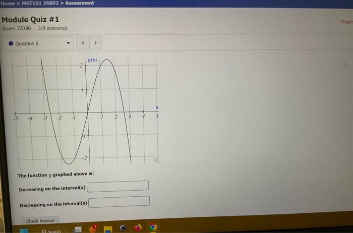 Solved Using the function k graphed above, answer the | Chegg.com