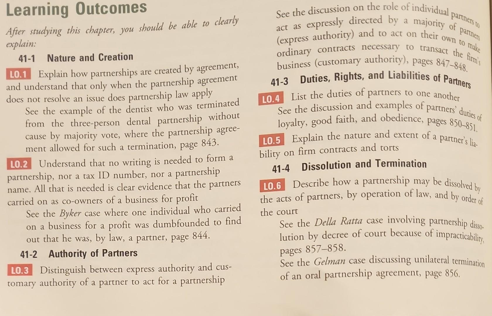 Solved Learning Outcomes After studying this chapter, you | Chegg.com