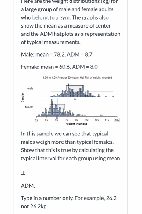Solved Here are the weight distributions (kg) TOP a large | Chegg.com