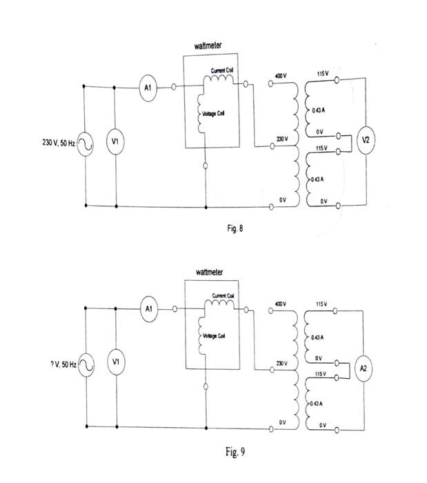 LAB \#3: Single Phase Transformer Tests Obiectives - | Chegg.com