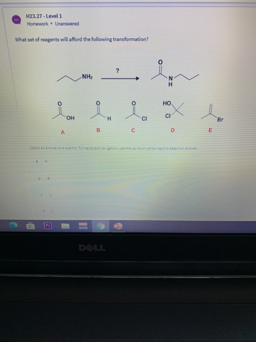Solved H23.27 - Level 1 Homework • Unanswered What set of | Chegg.com Solved H23.27 - Level 1 Homework • Unanswered What set of | Chegg.com