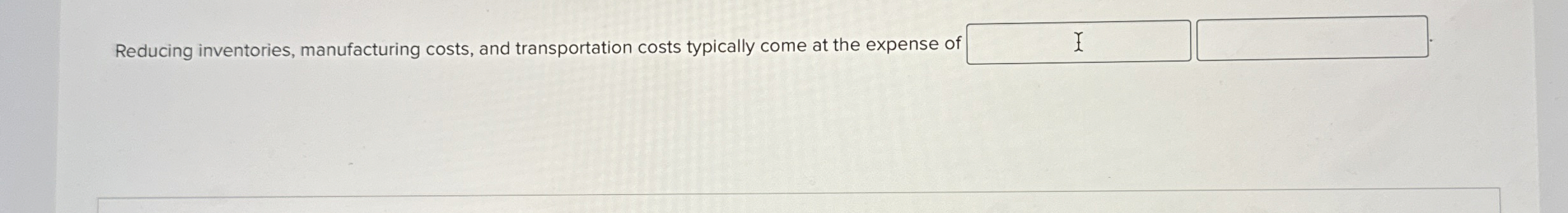 Solved Reducing inventories, manufacturing costs, and | Chegg.com