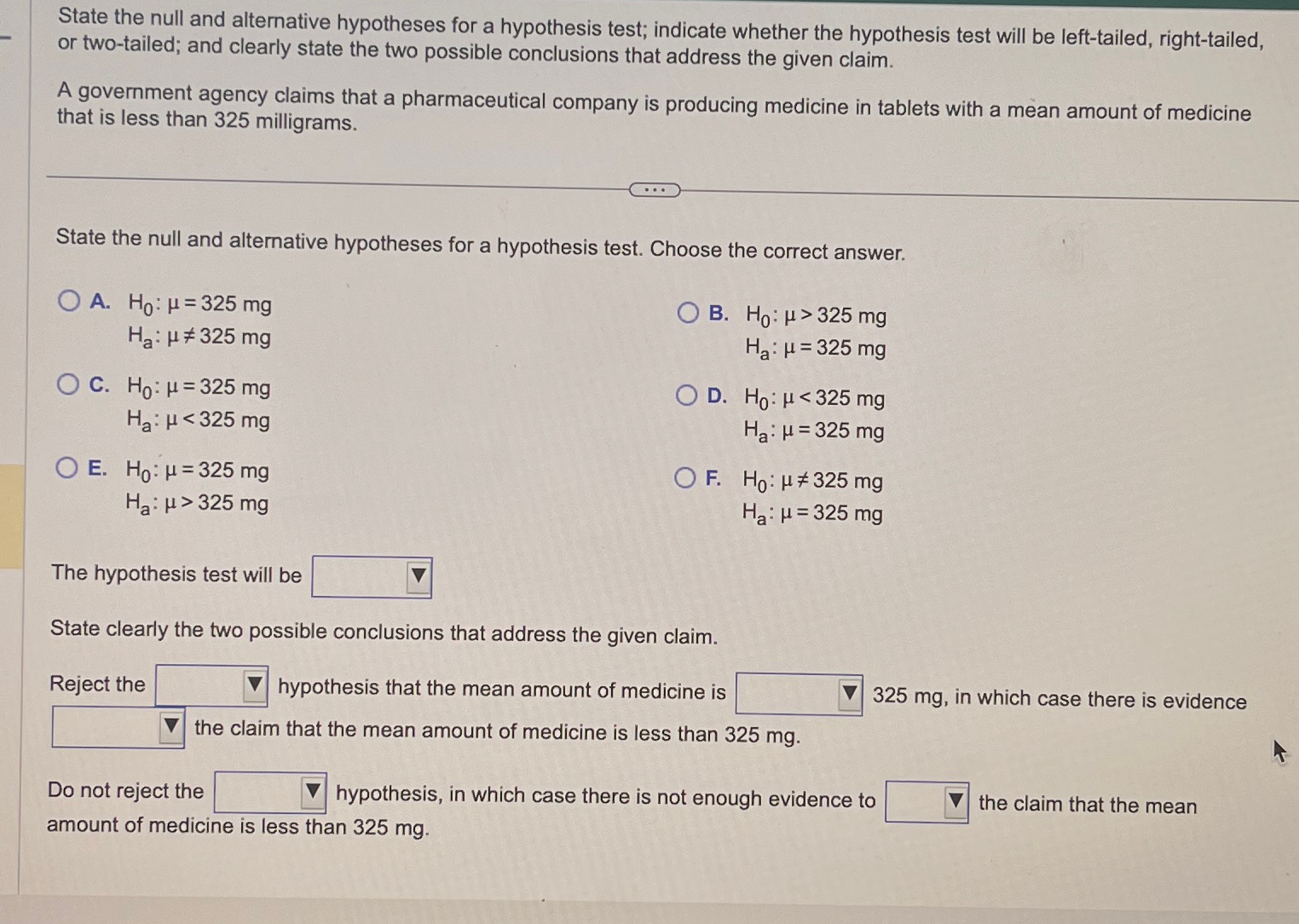 Solved State the null and alternative hypotheses for a | Chegg.com