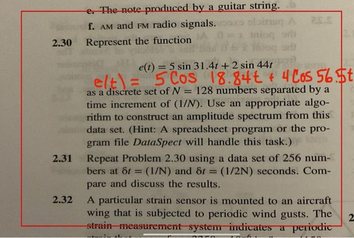 Solved Solve problems 2.30 and 2.31 in the textbook with | Chegg.com