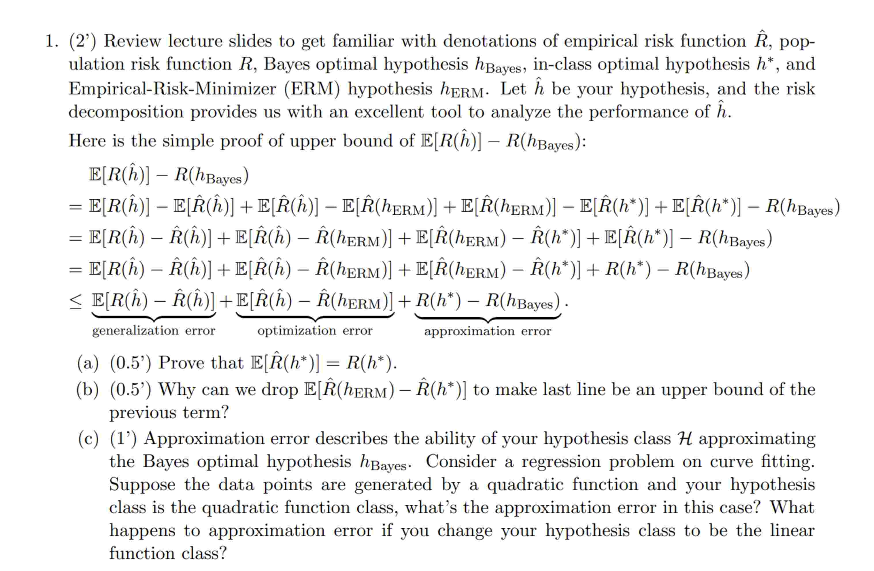 Solved (2') ﻿Review lecture slides to get familiar with | Chegg.com