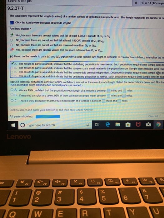 Solved Use statistical software to construct a 99% | Chegg.com