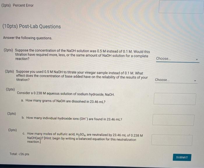 Solved REPORT SUMMARY Table 2. Titration data Trial 1 Trial | Chegg.com
