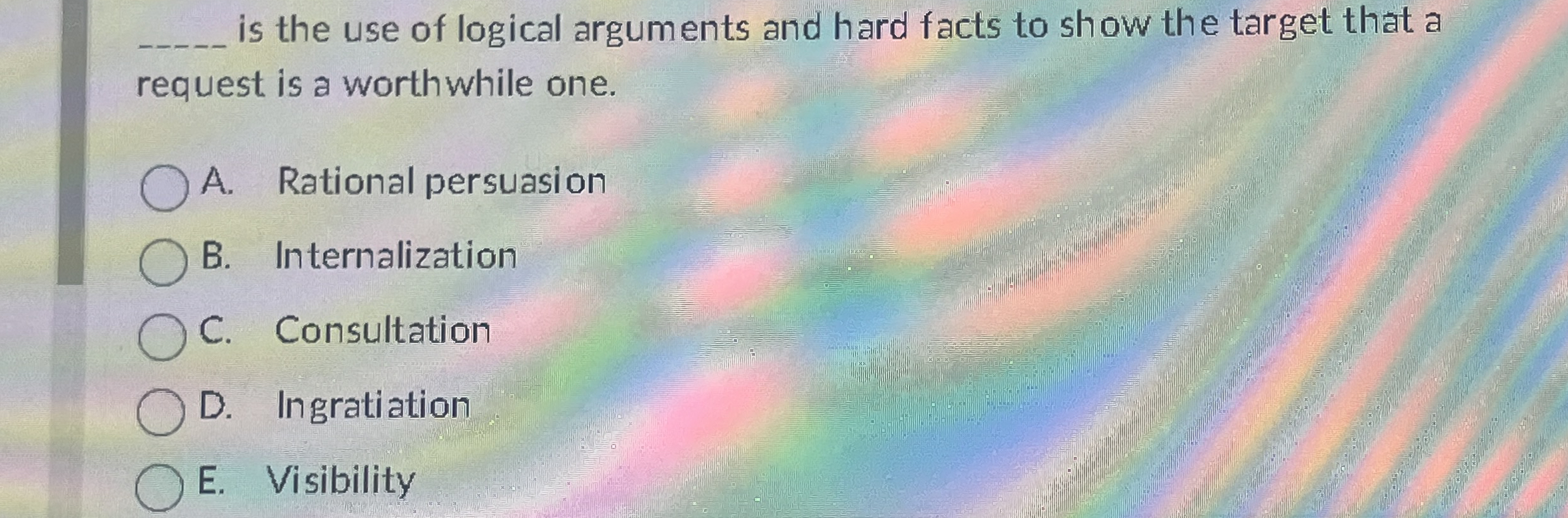 Solved q, ﻿is the use of logical arguments and hard facts to | Chegg.com