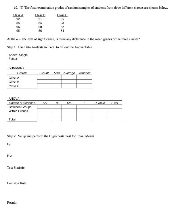 Solved (6) ﻿The final examination grades of random samples | Chegg.com