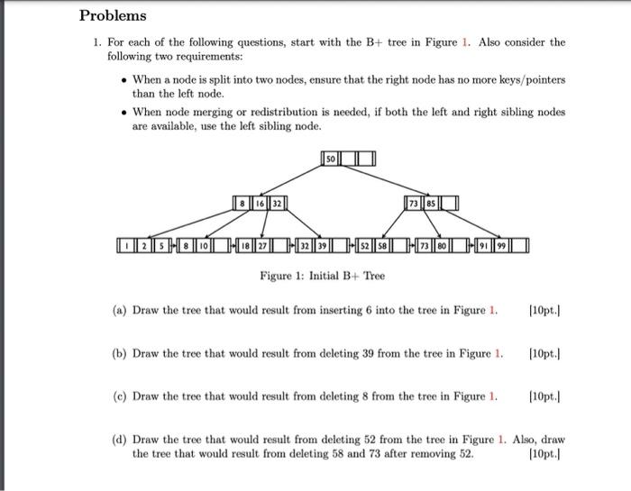 1. For each of the following questions, start with | Chegg.com