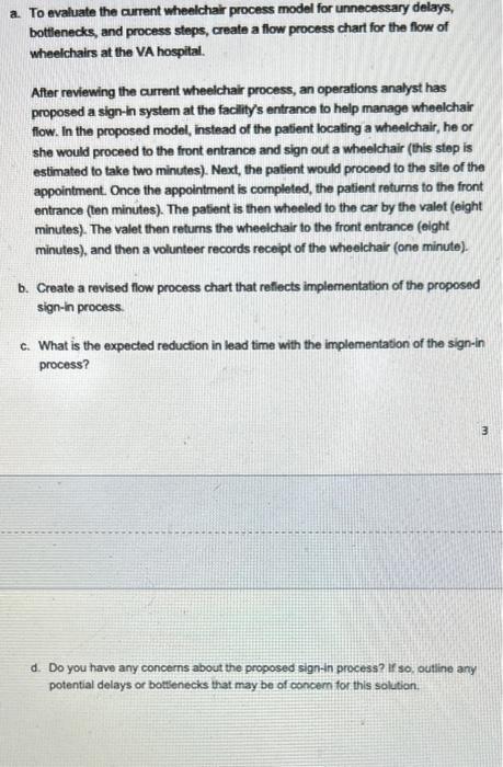 Solved 2. A Veterans Affairs (VA) Hotpital is currenty | Chegg.com