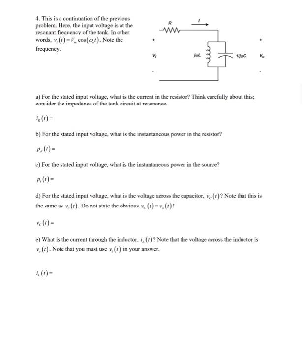 Solved 4. This is a continuation of the previous problem. | Chegg.com