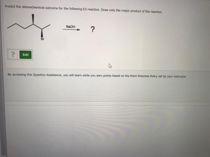 Solved Predict the stereochemical outcome for the following | Chegg.com