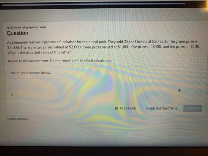Solved Applications using expected value Question A | Chegg.com Solved Applications using expected value Question A | Chegg.com