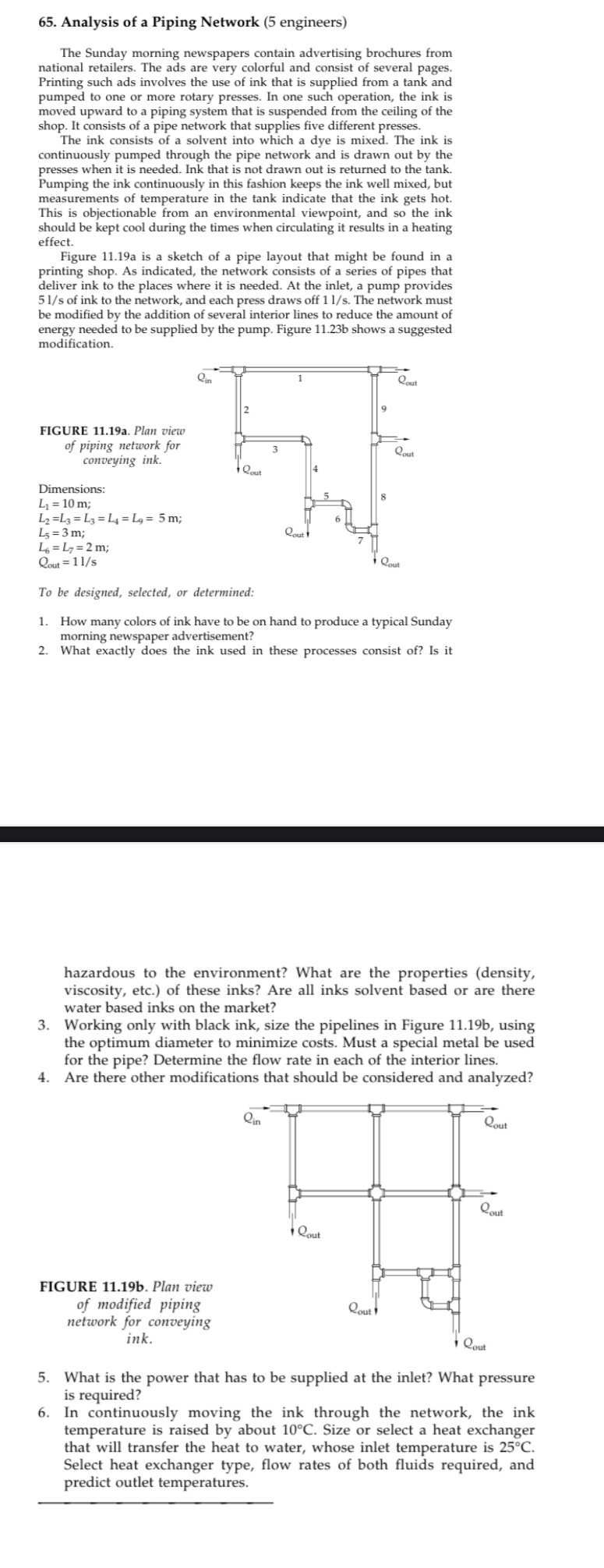 Solved Solve it briefly please Analysis of a Piping Network | Chegg.com