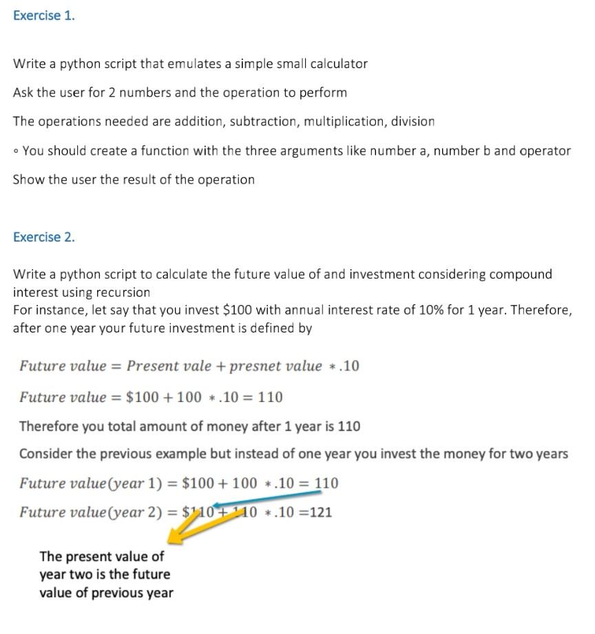 Solved Exercise 1. Write a python script that emulates a | Chegg.com Solved Exercise 1. Write a python script that emulates a | Chegg.com