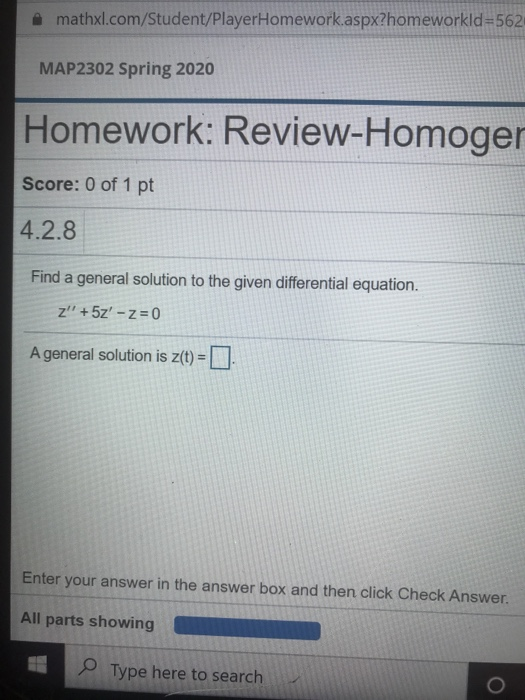 Solved mathxl.com/Student/Player | Chegg.com