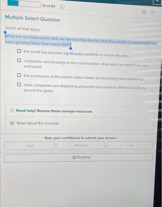Solved Select all that apply What are two implications that | Chegg.com