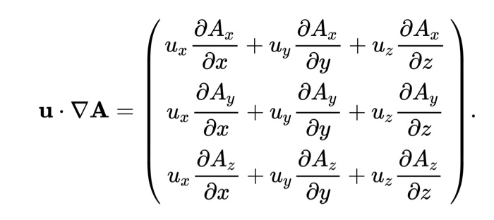 Solved when taking the material derivative of a vector, this | Chegg.com
