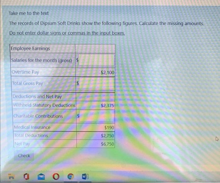 Solved Take me to the text The records of Dipsum Soft Drinks | Chegg.com