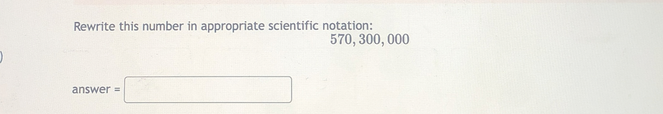 Solved Rewrite this number in appropriate scientific | Chegg.com