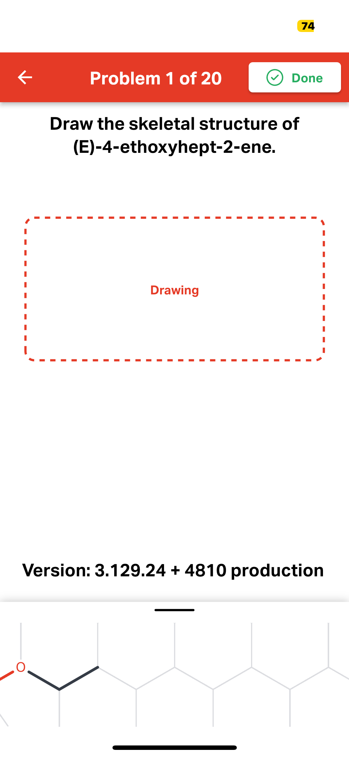 Solved Draw the skeletal (line-bond) ﻿structure of | Chegg.com