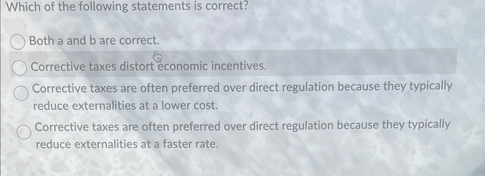 Solved Which of the following statements is correct?Both a | Chegg.com