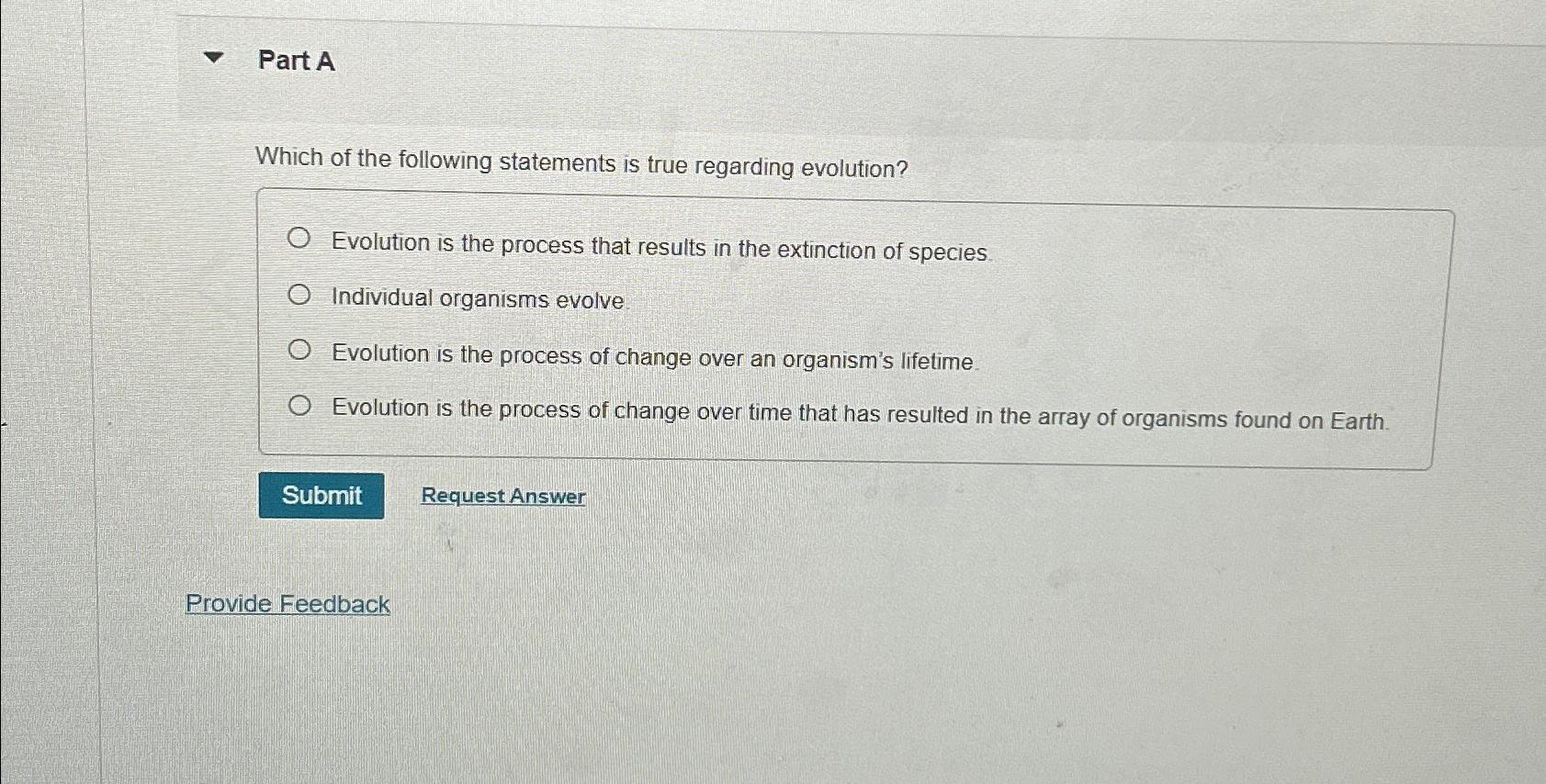 Solved Part AWhich of the following statements is true | Chegg.com