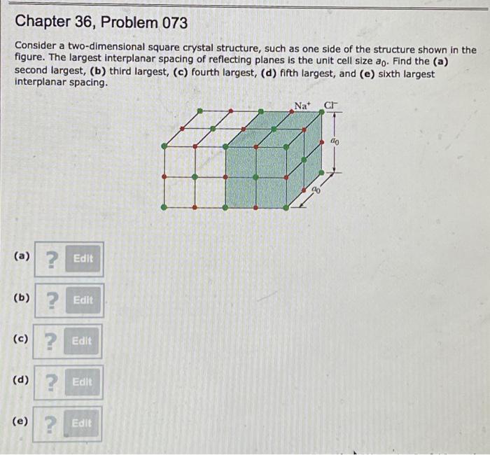 Solved Chapter 36, Problem 073 Consider a two-dimensional | Chegg.com