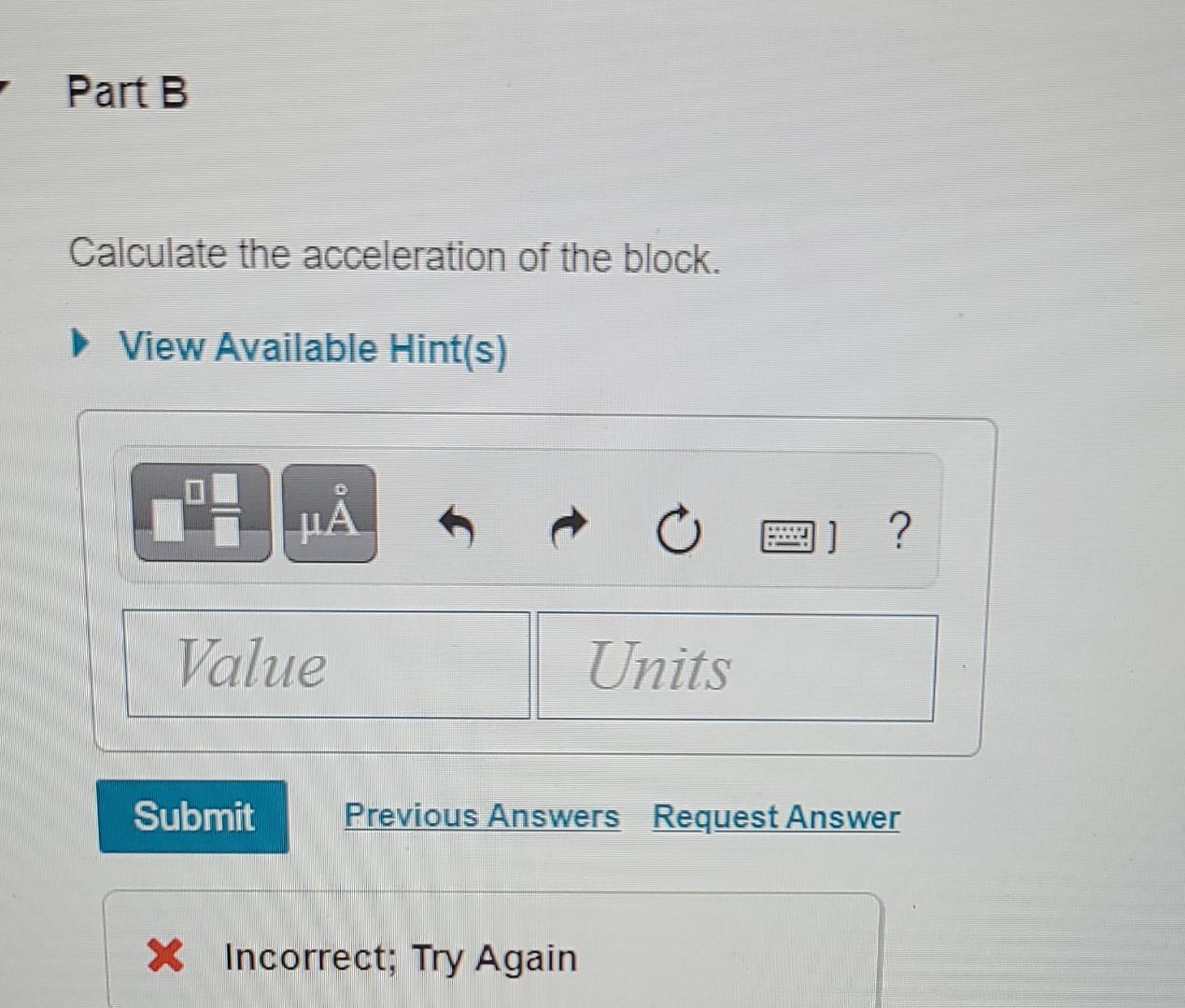 Solved Review Constants Periodic A block of unknown mass is | Chegg.com