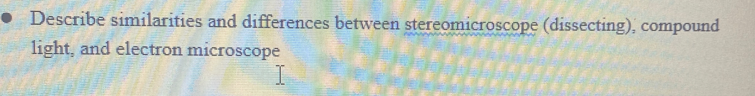 Solved Describe similarities and differences between | Chegg.com
