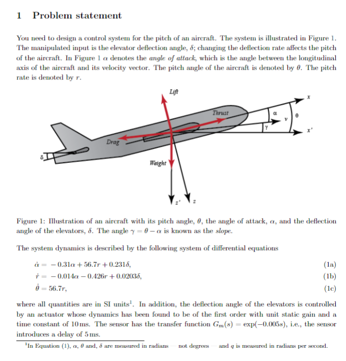 Solved 1 ﻿Problem statementYou need to design a control | Chegg.com