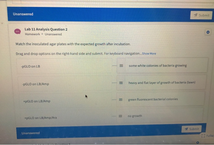 Solved B 11: Post-Virtual Lab Analysis Questions mework Due | Chegg.com