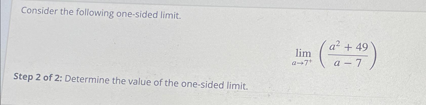 Solved Consider the following one-sided | Chegg.com